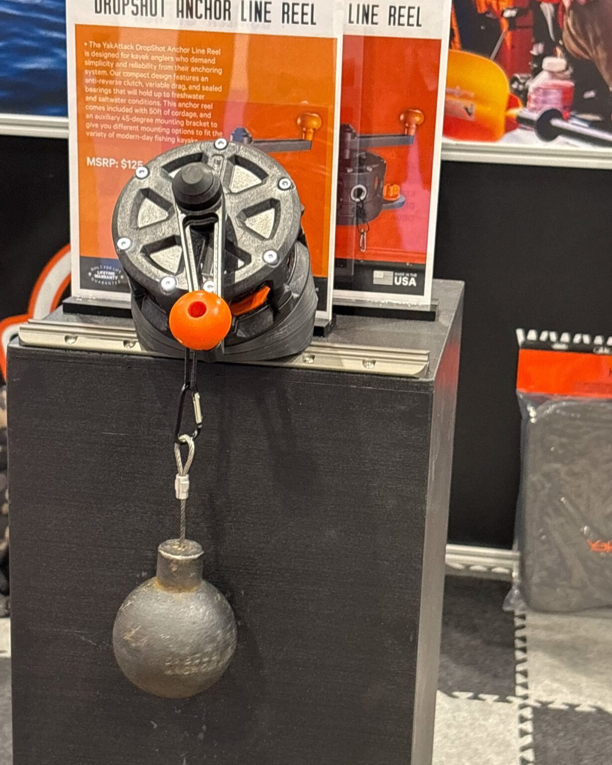 YakAttack Dropshot Anchor reel - TG Canoes & Kayaks